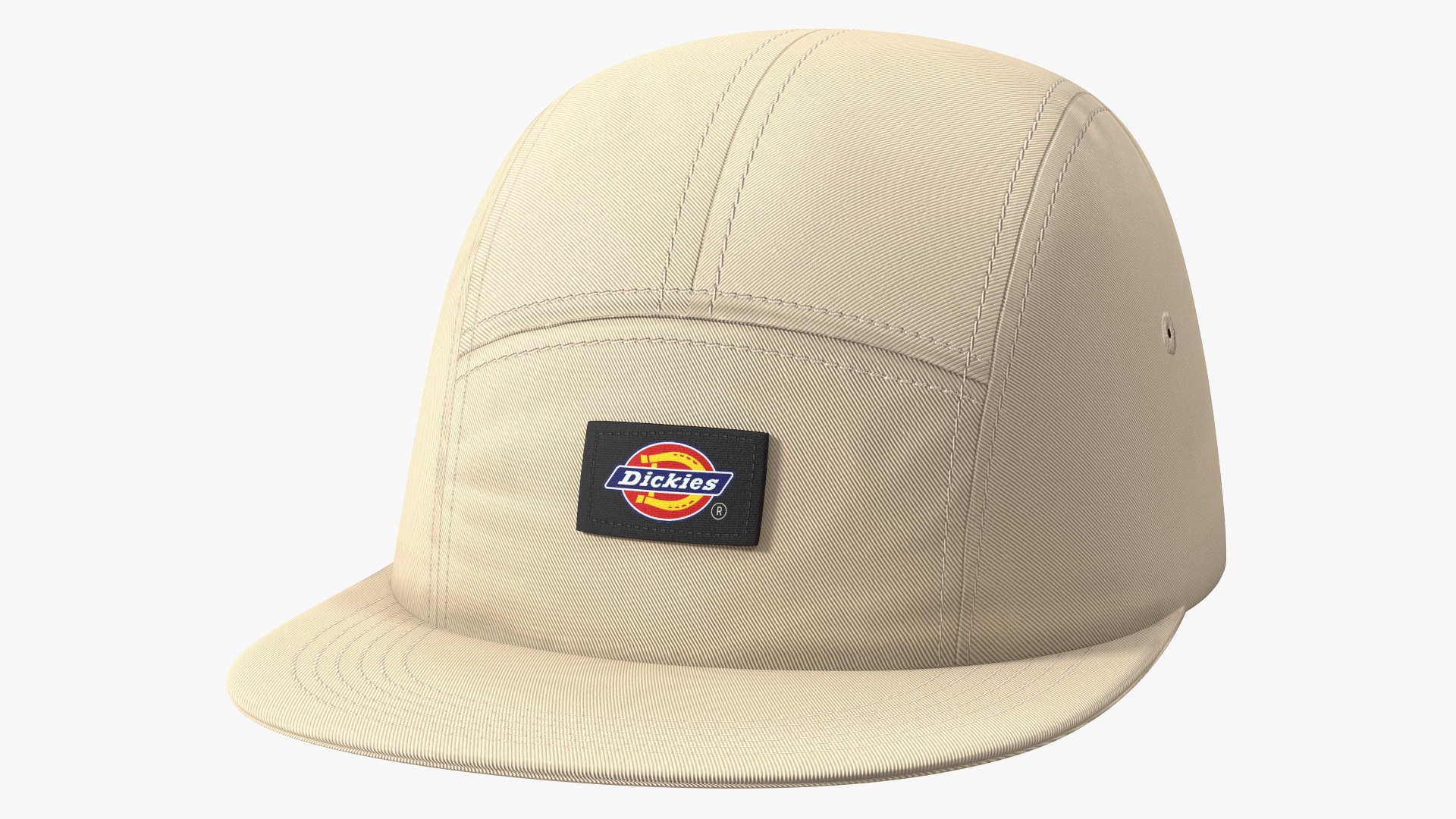 3D Dickies Albertville 5 Panel Cap Khaki model - TurboSquid 1784331