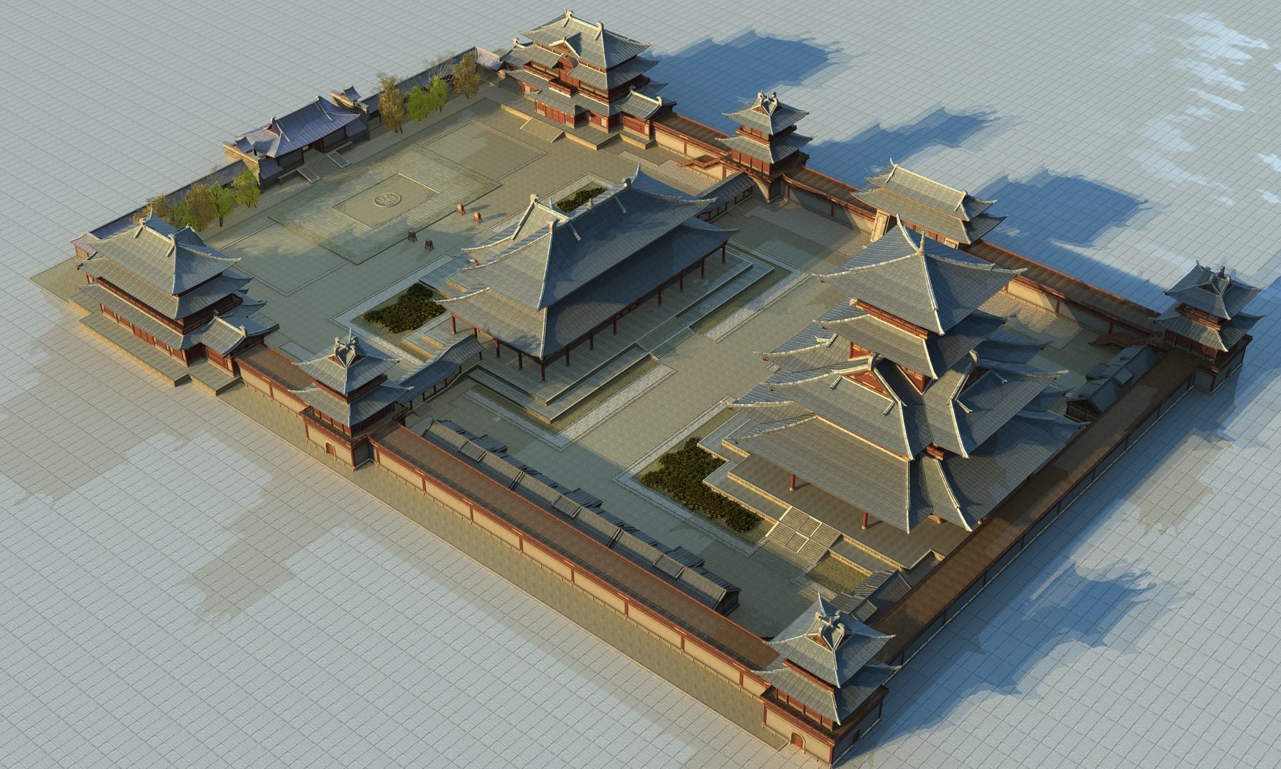 Chinese Ancient 3D Model - TurboSquid 1342681