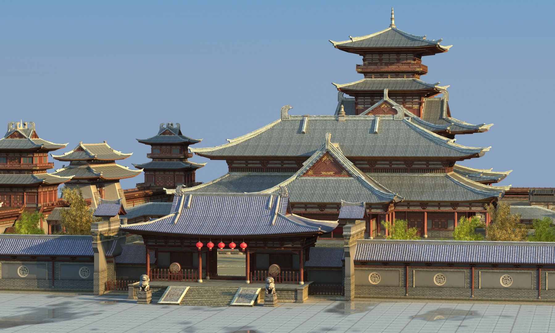 Chinese Ancient 3D Model - TurboSquid 1342681