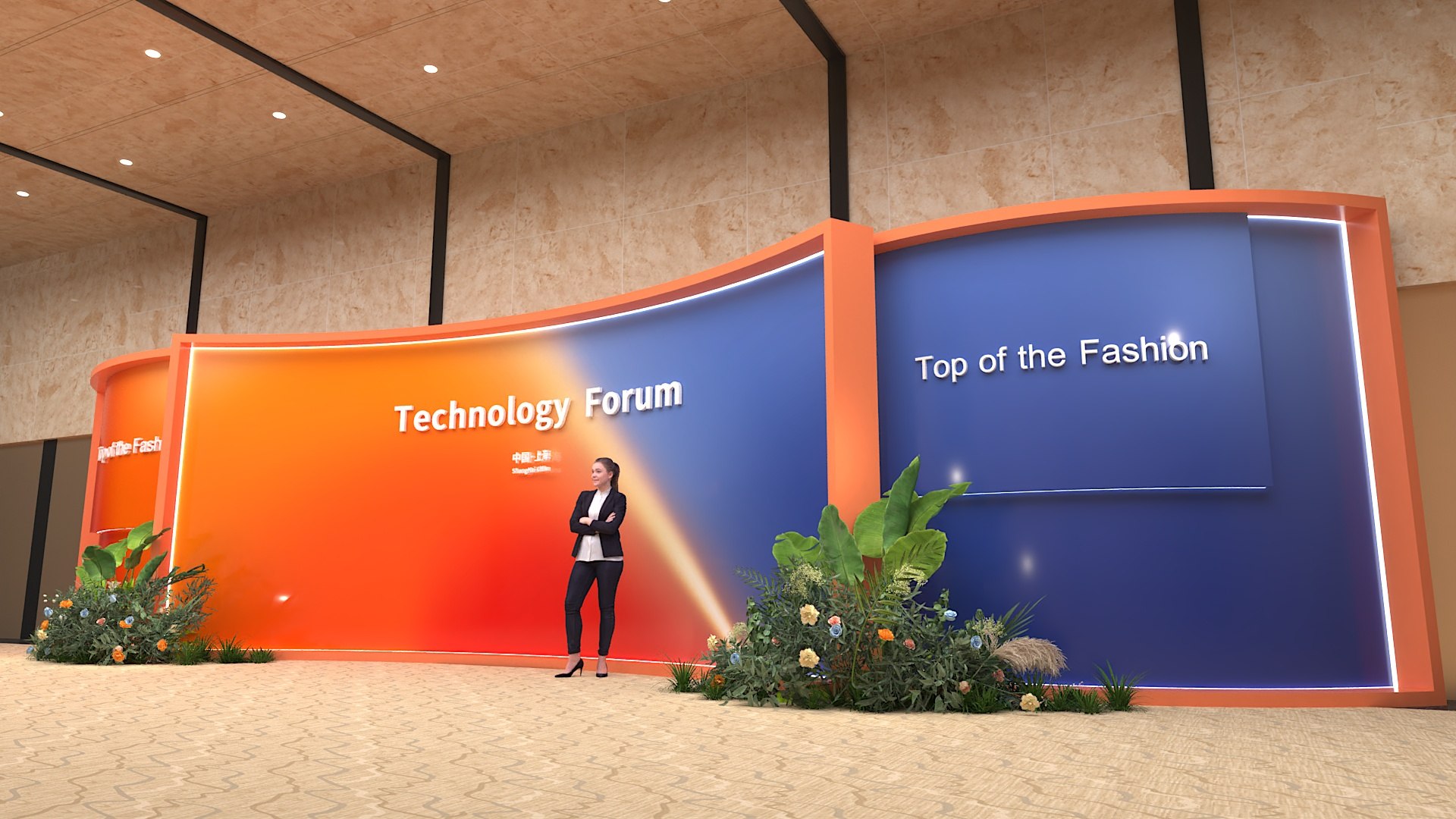 3D Science And Technology Forum Group Photo Wall - TurboSquid 2381066