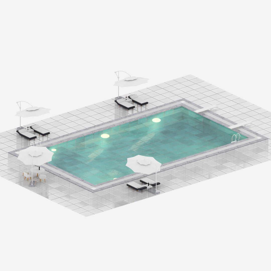 Swim Pool 3D Model - TurboSquid 1703843