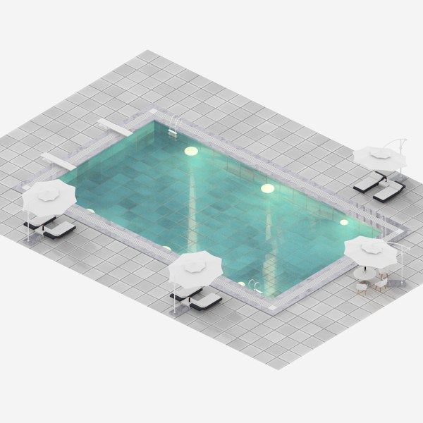 Swim pool 3D model - TurboSquid 1703843
