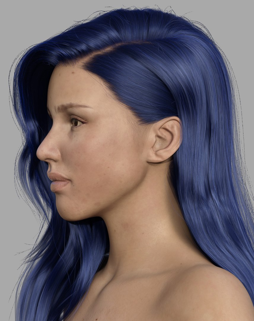 3D Model Jessica Alba Daz Genesis 8v1 Female Head Morph - TurboSquid ...