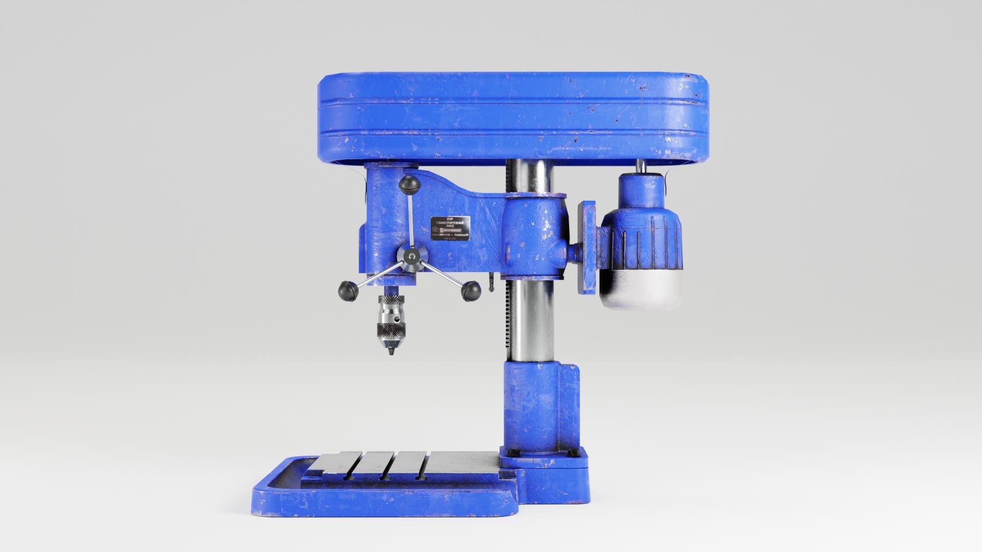 3D Drill Machine - TurboSquid 2136296