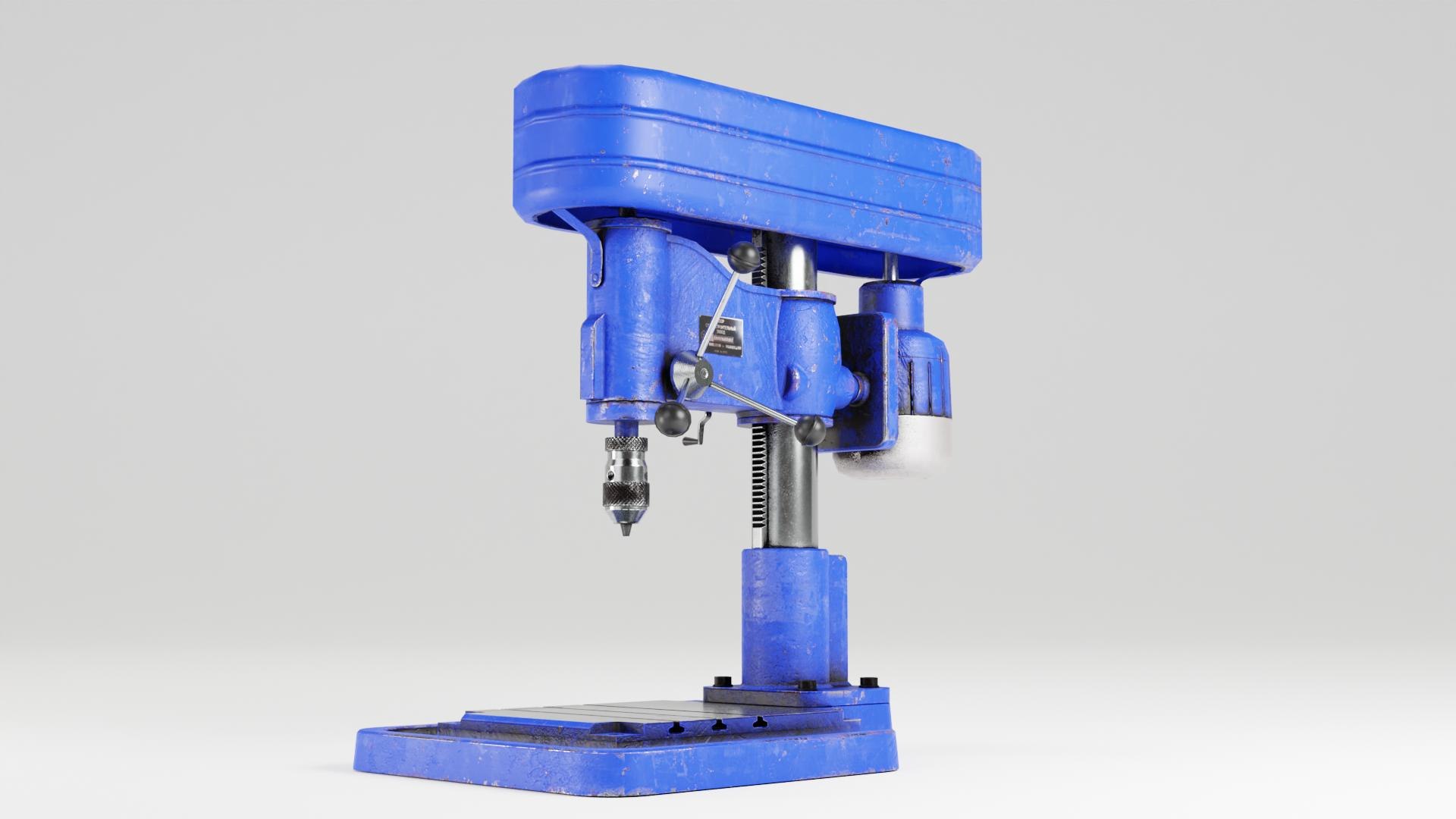 3D Drill Machine - TurboSquid 2136296