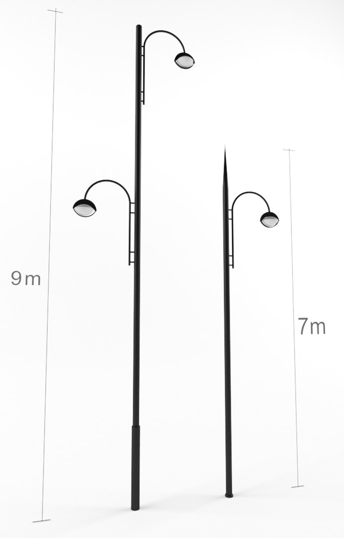 Free Obj Mode Street Lamps
