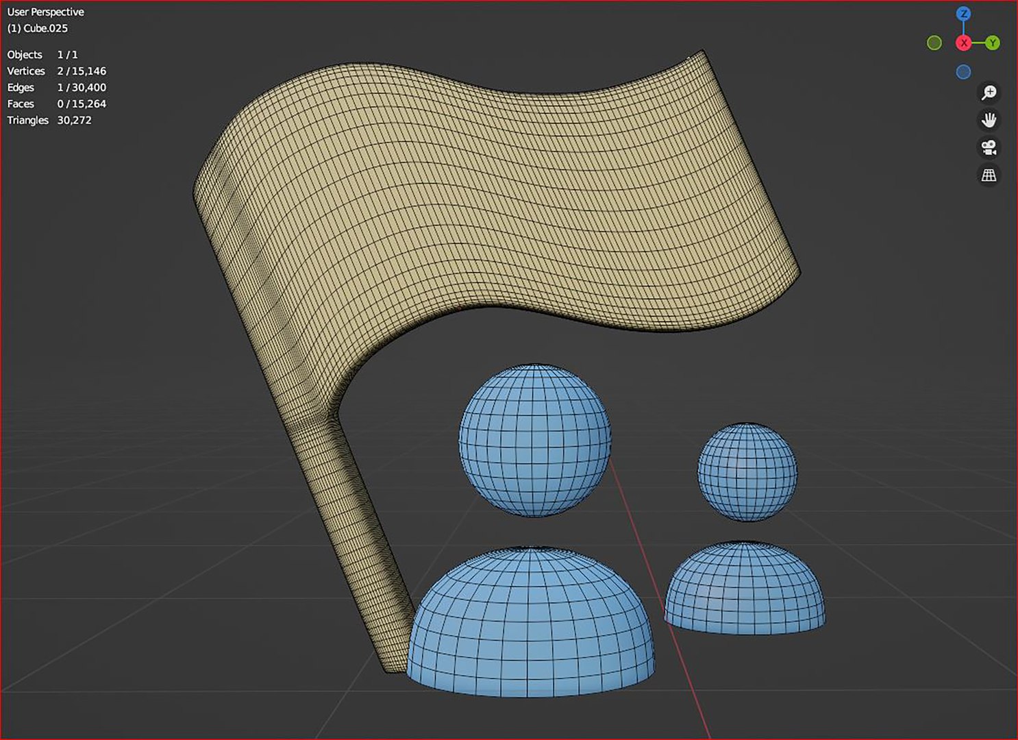 Fan flag icon 3D model - TurboSquid 2066411