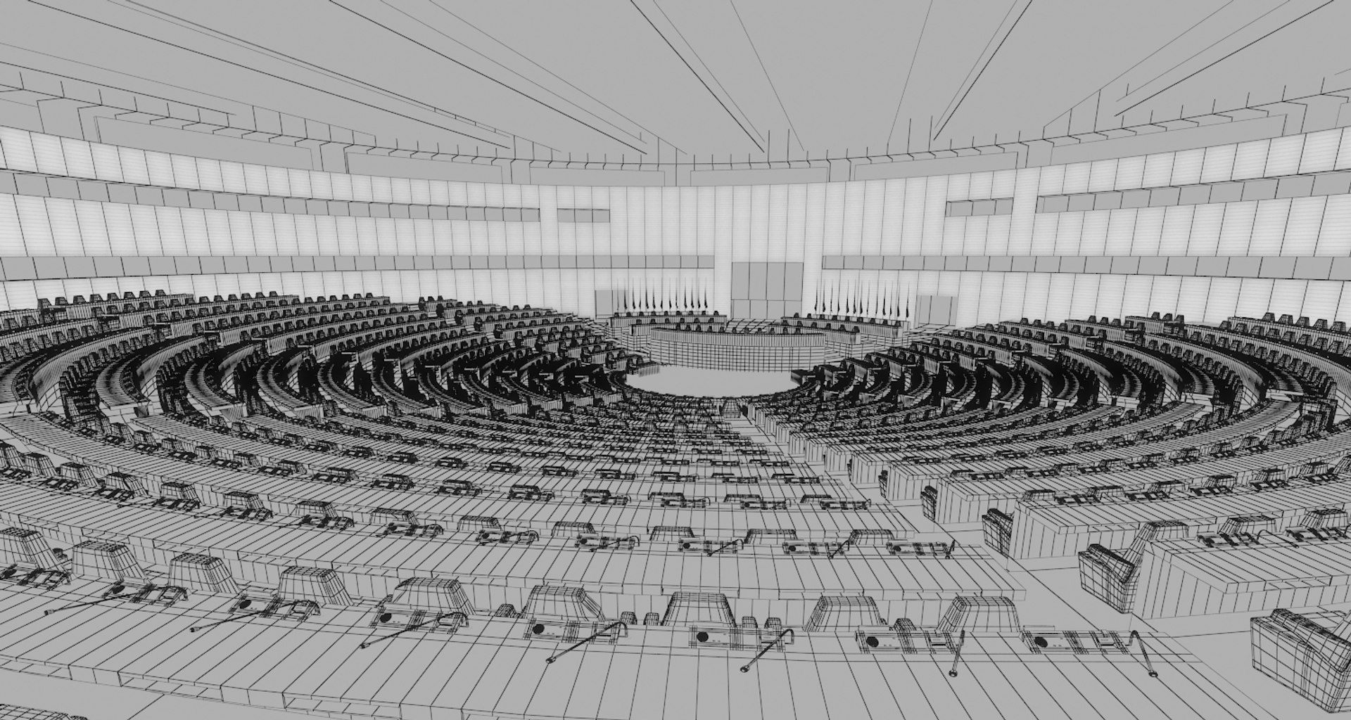 European Hall Interior Eu 3D Model - TurboSquid 1410315