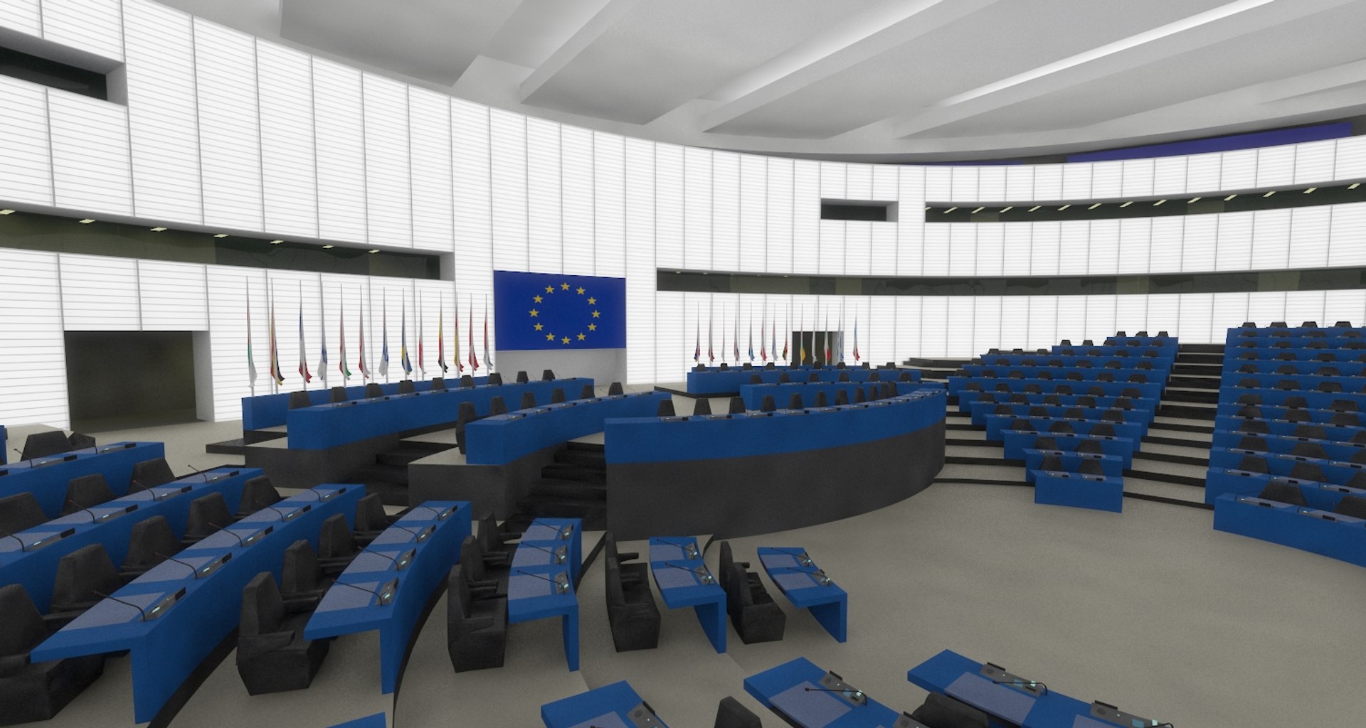 European Hall Interior Eu 3D Model - TurboSquid 1410315