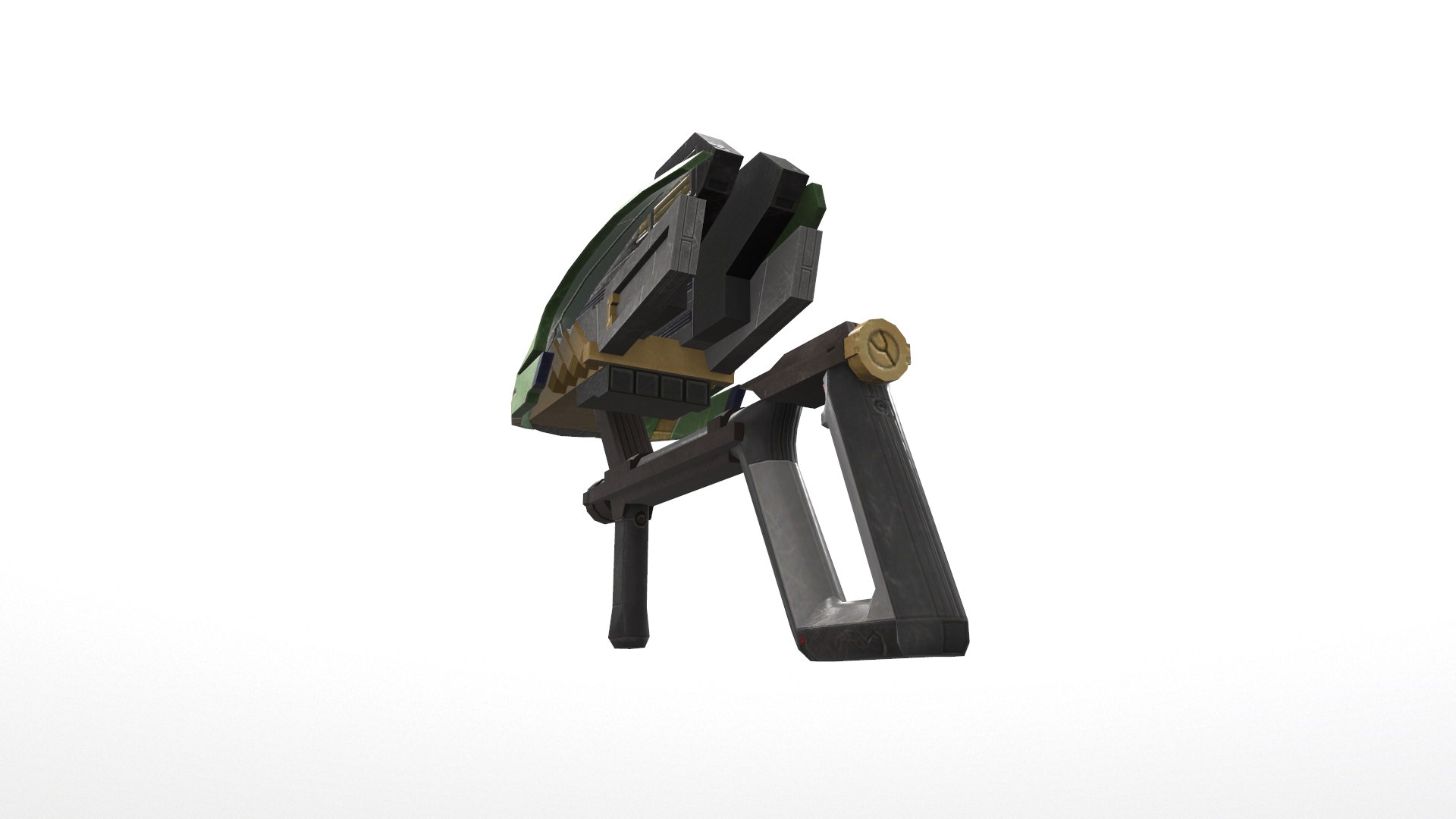 3D Model Funnel Gun Level 4 - TurboSquid 2191032