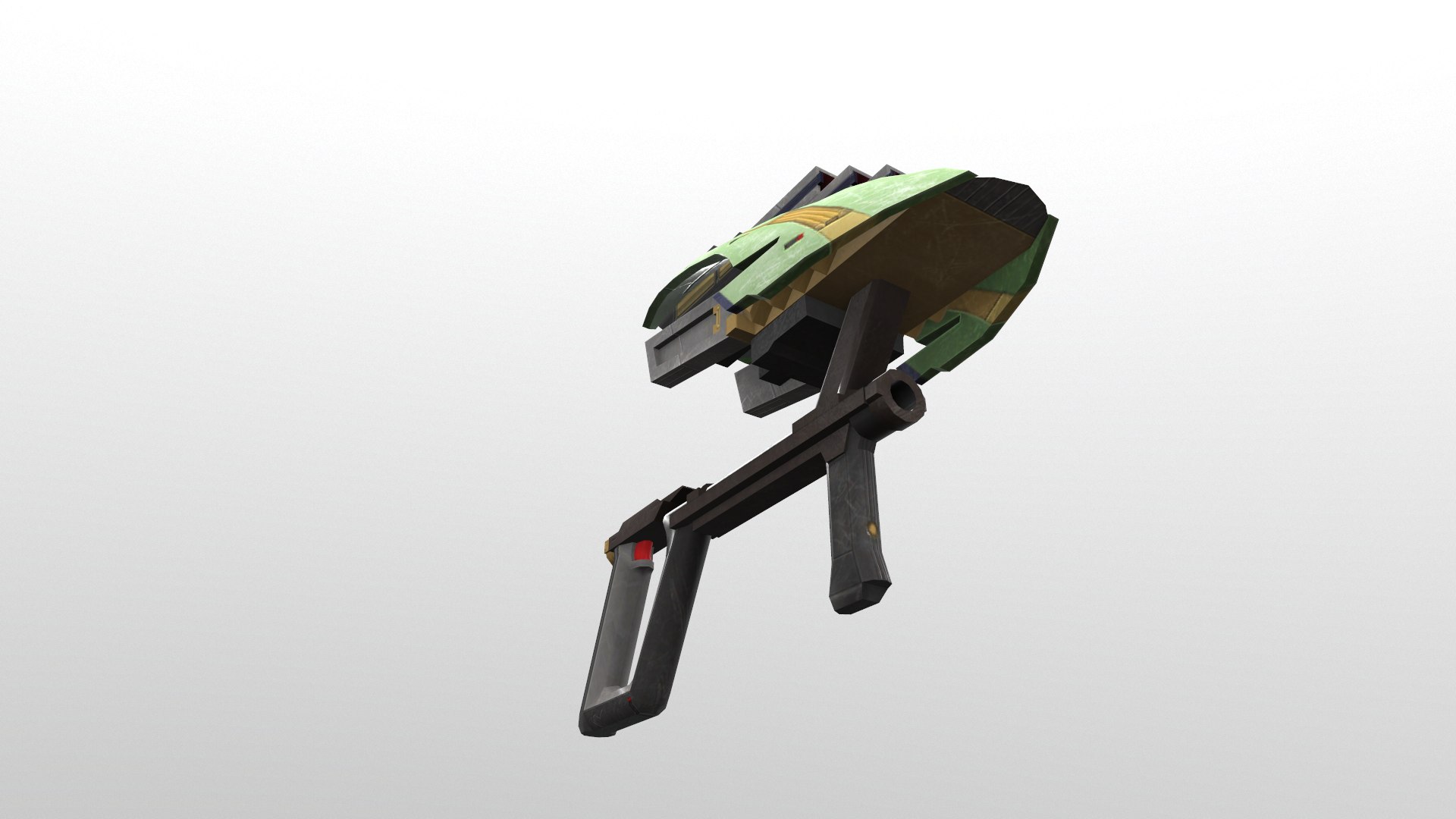 3D Model Funnel Gun Level 4 - TurboSquid 2191032