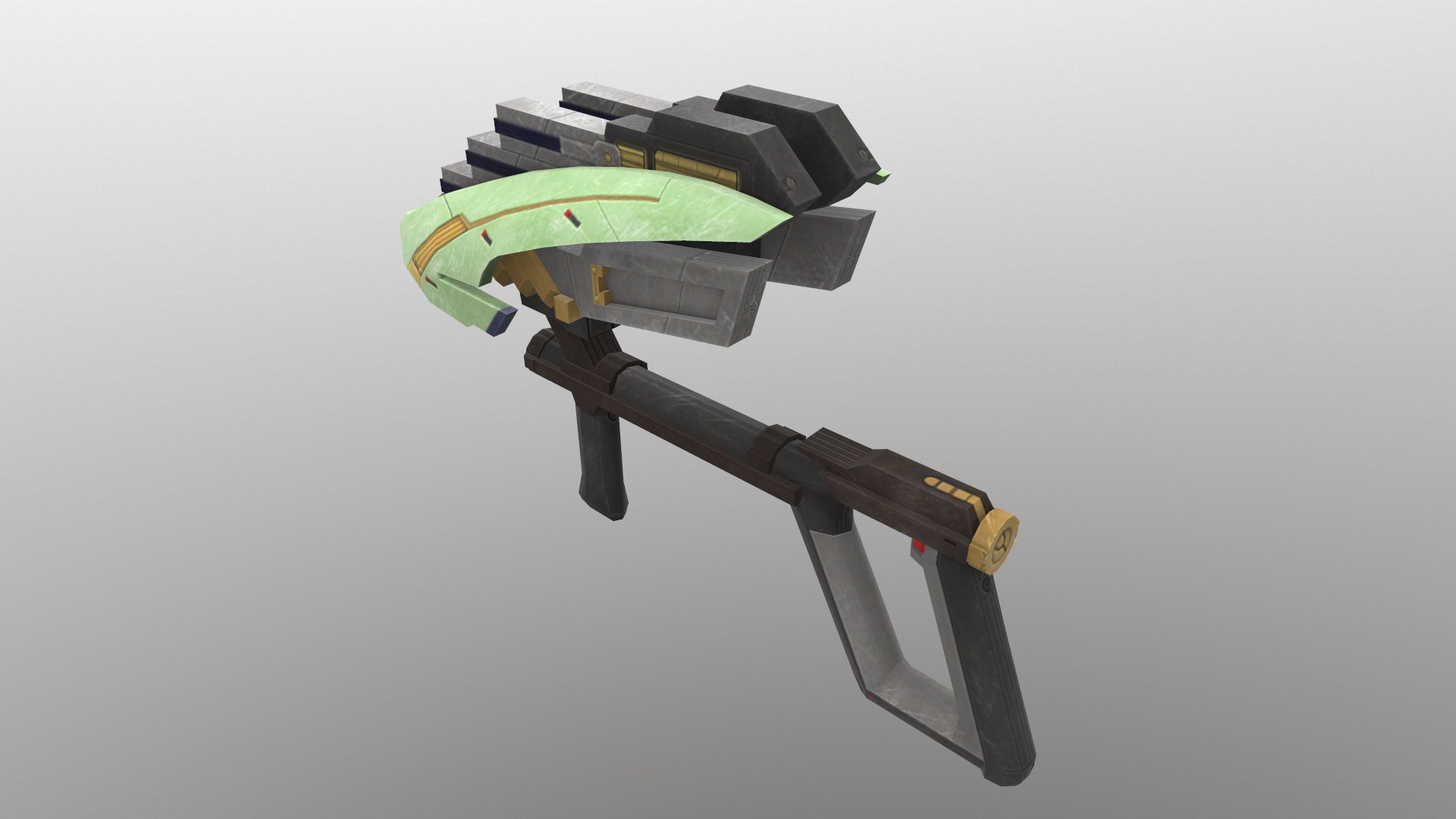 3D Model Funnel Gun Level 4 - TurboSquid 2191032