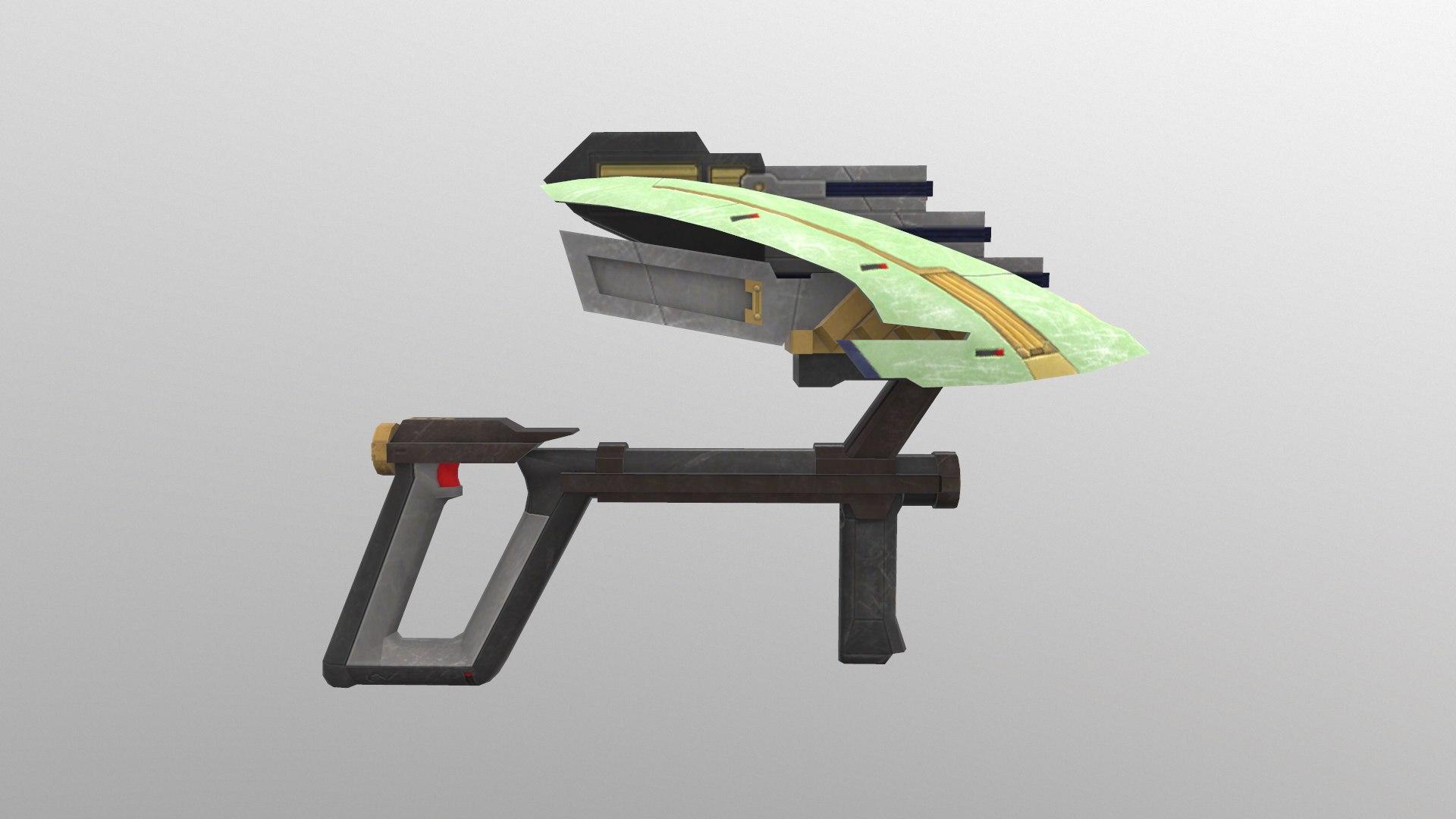 3D Model Funnel Gun Level 4 - TurboSquid 2191032