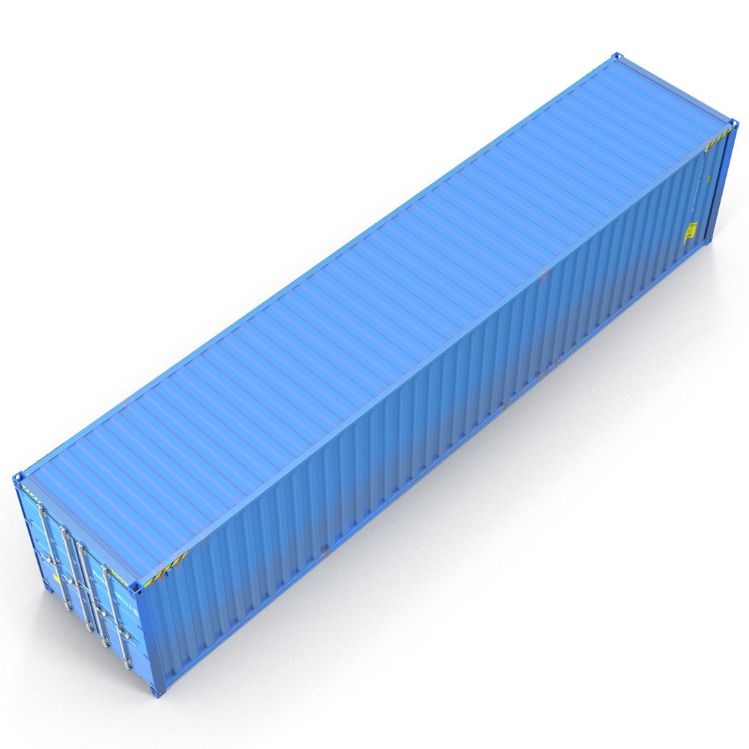 3d Model Of 40 Ft Iso Container