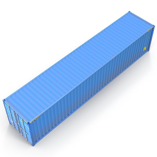 3d model of 40 ft iso container