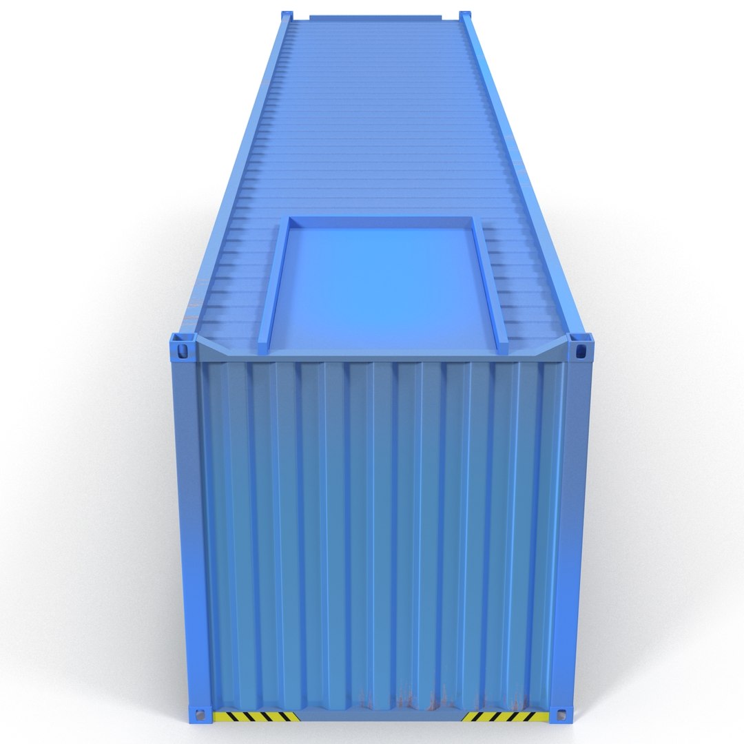 3d Model Of 40 Ft Iso Container