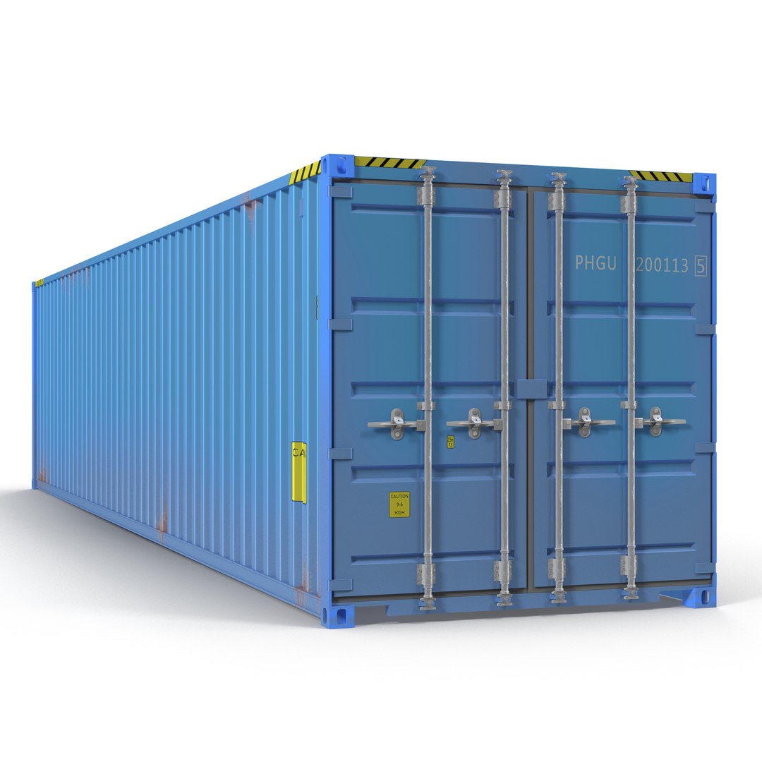 3d Model Of 40 Ft Iso Container