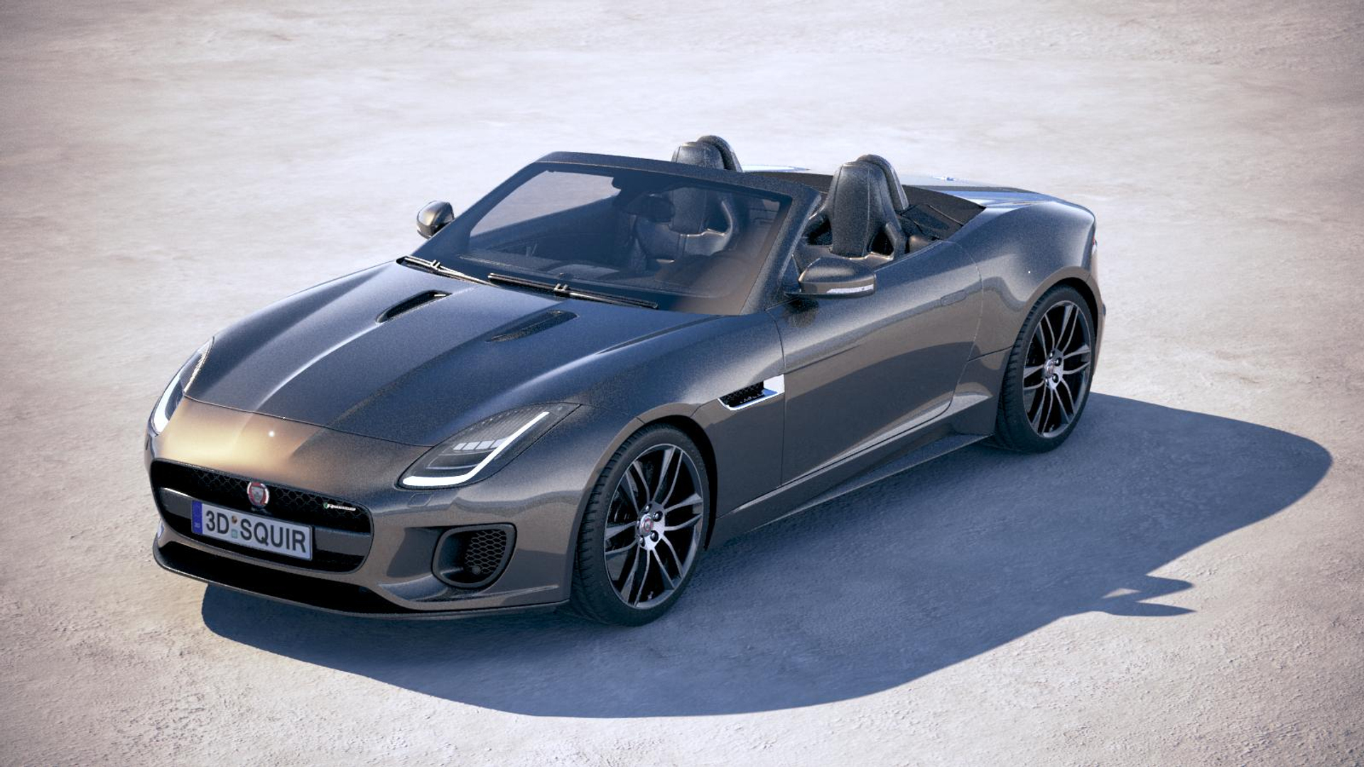 3d Model F-type Convertible 2018
