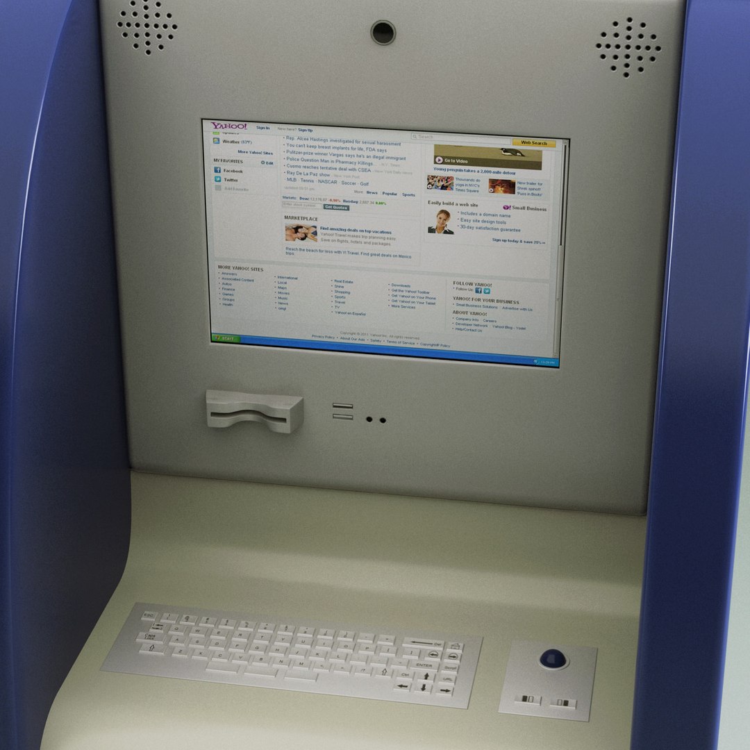 3d Model Internet Kiosks