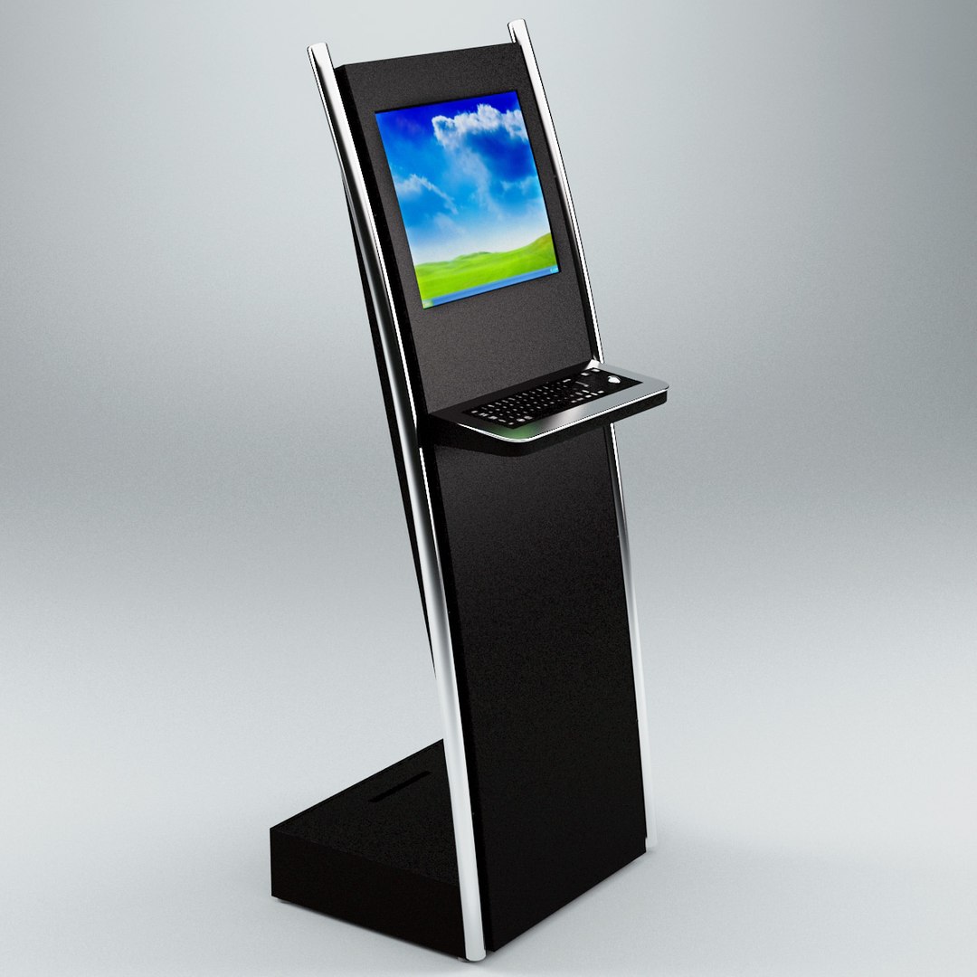 3d model internet kiosks