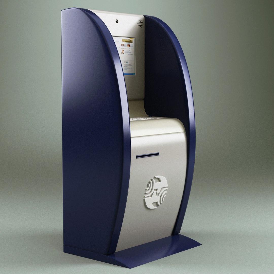 3d Model Internet Kiosks