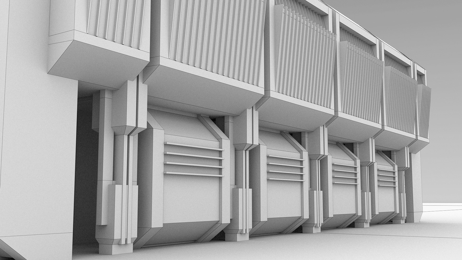 Future Building 005 3D Model - TurboSquid 2038503