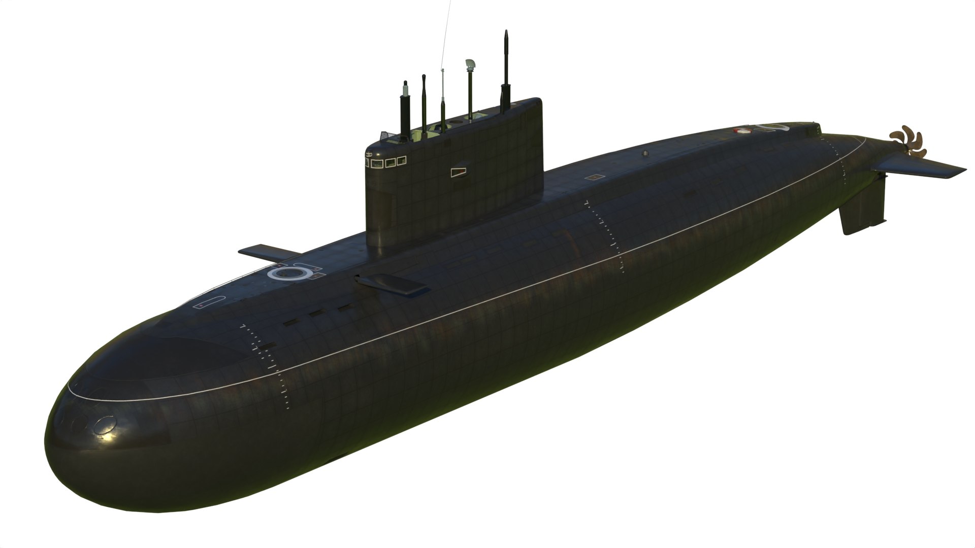 3D Kilo Class Submarine Project 636 - TurboSquid 2267043