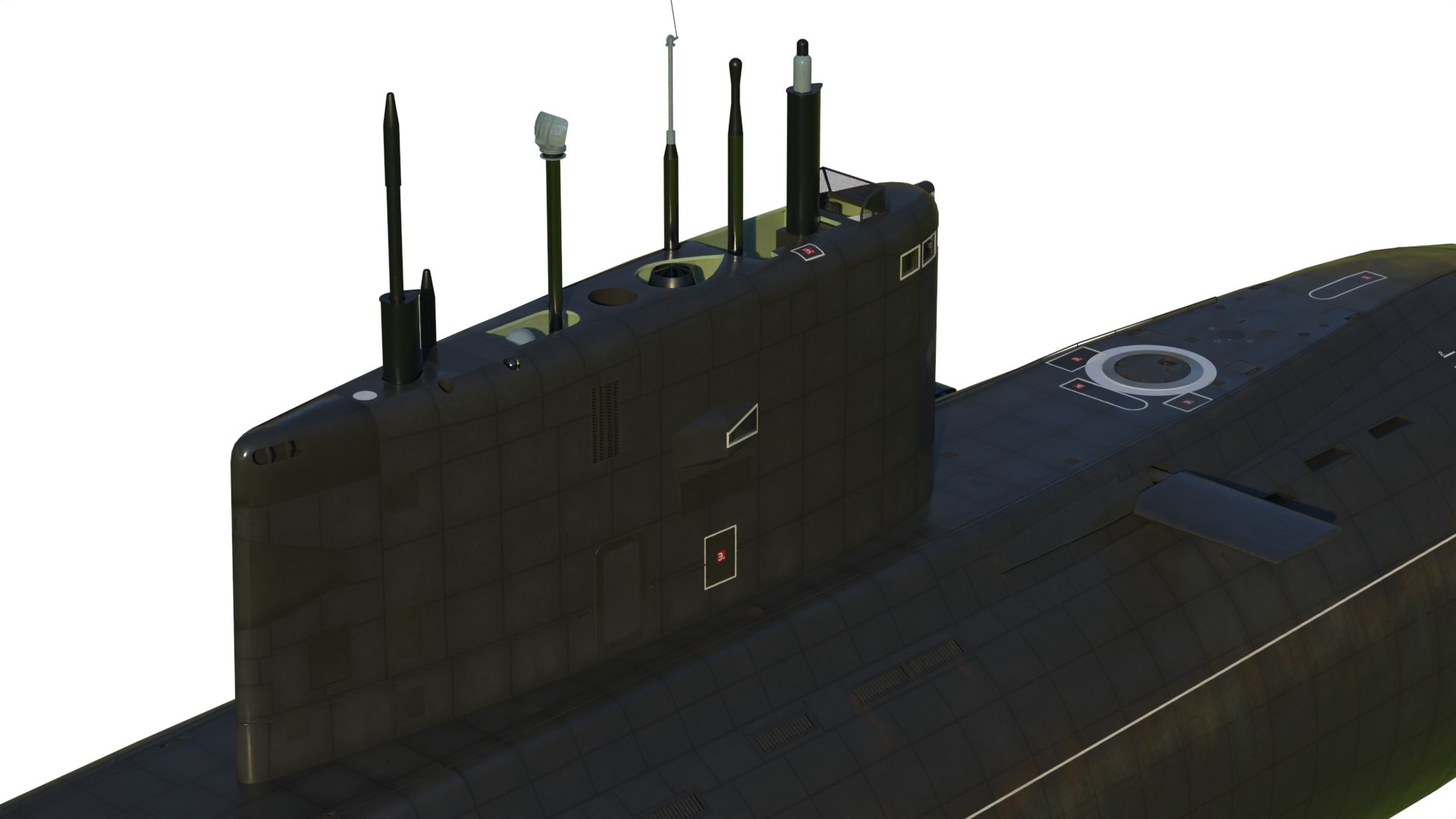 3D Kilo Class Submarine Project 636 - TurboSquid 2267043