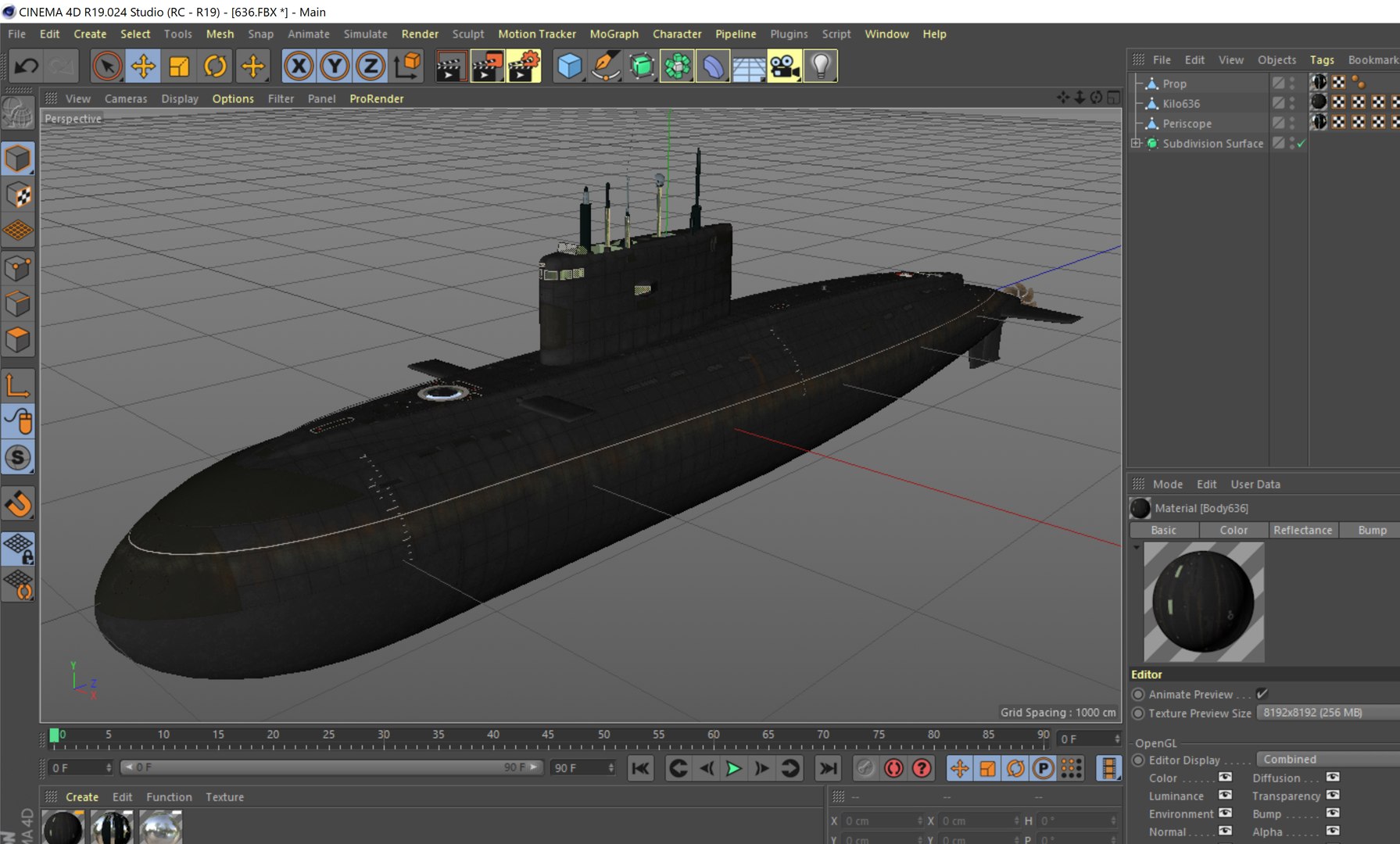 3D Kilo Class Submarine Project 636 - TurboSquid 2267043