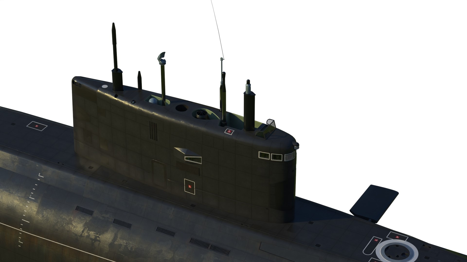 3D Kilo Class Submarine Project 636 - TurboSquid 2267043