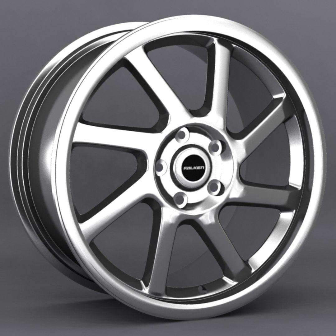 3d falken hanabi wheel model