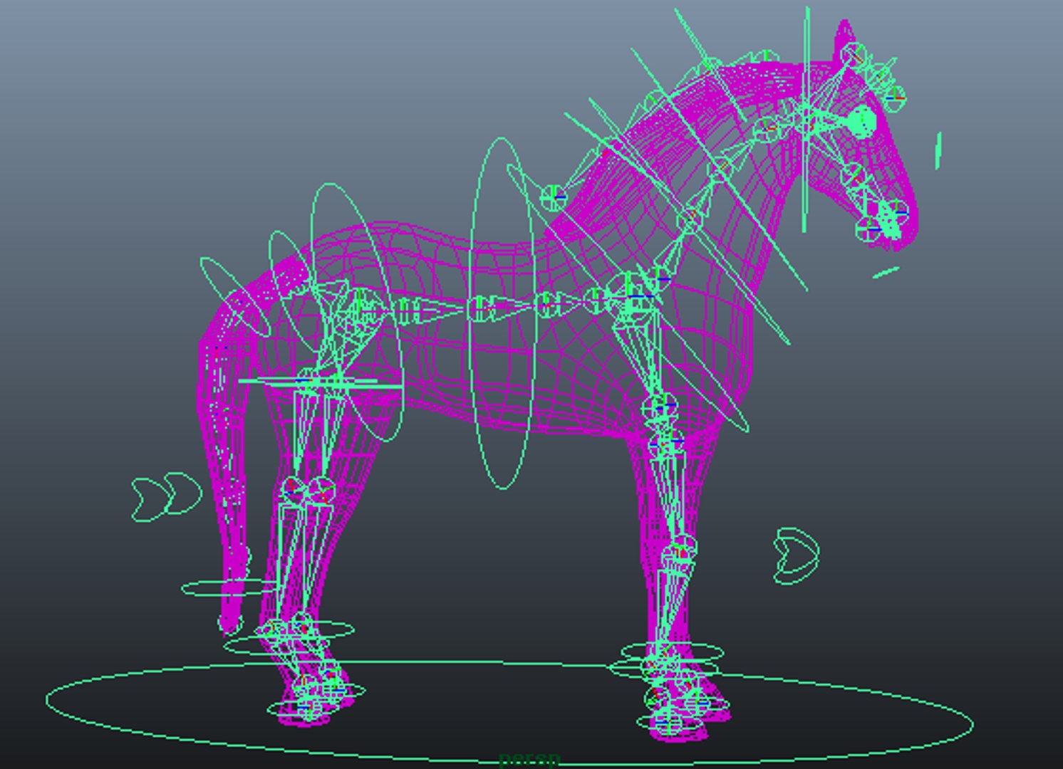 3D Rigged Horse Animations Model - TurboSquid 1375429