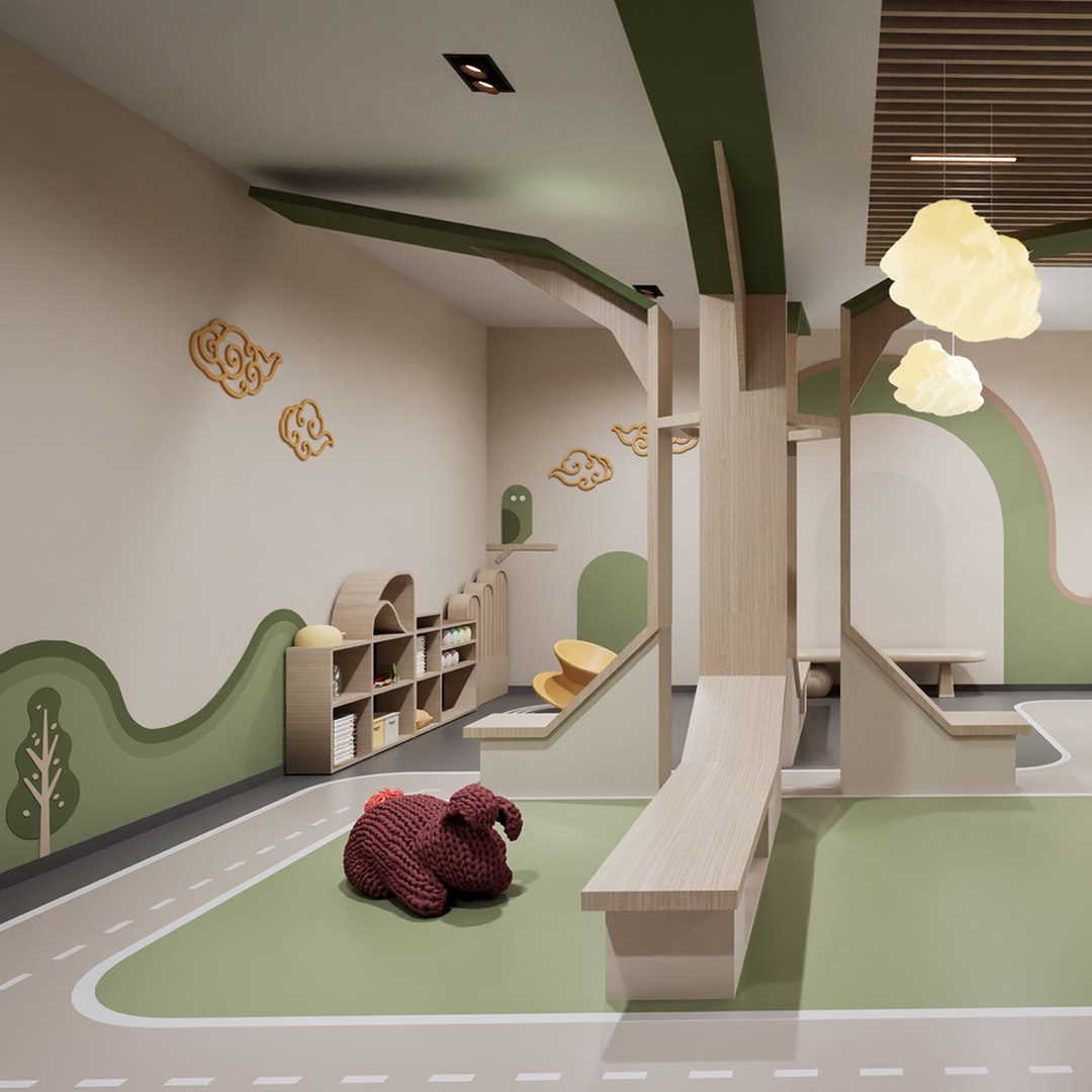 3D Nursery Library - TurboSquid 2400879
