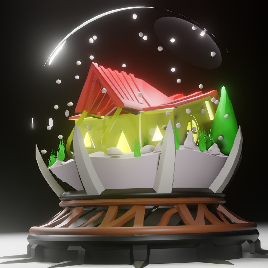 3D Snow Globe - TurboSquid 1817915