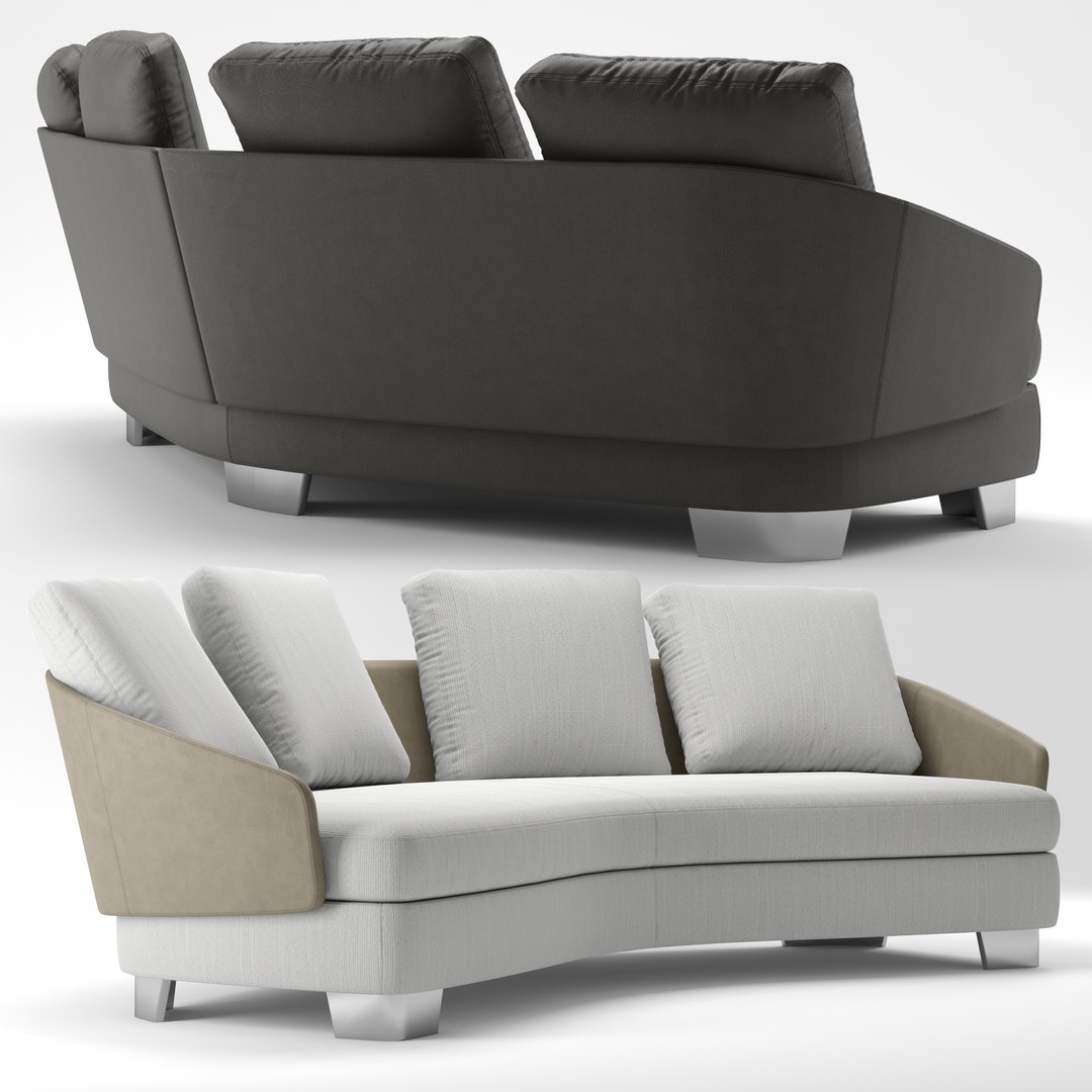 3D Minotti Lawson Arrangement C - TurboSquid 1421081