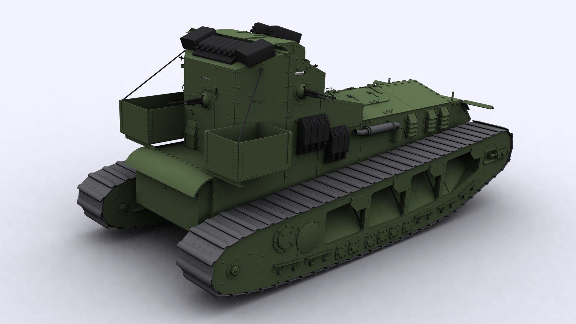 Mark A Whippet 3D Model - TurboSquid 2352706