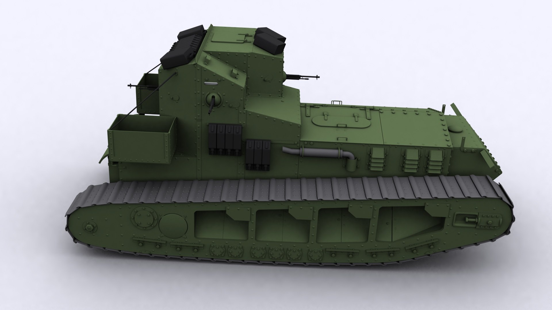 Mark A Whippet 3D Model - TurboSquid 2352706