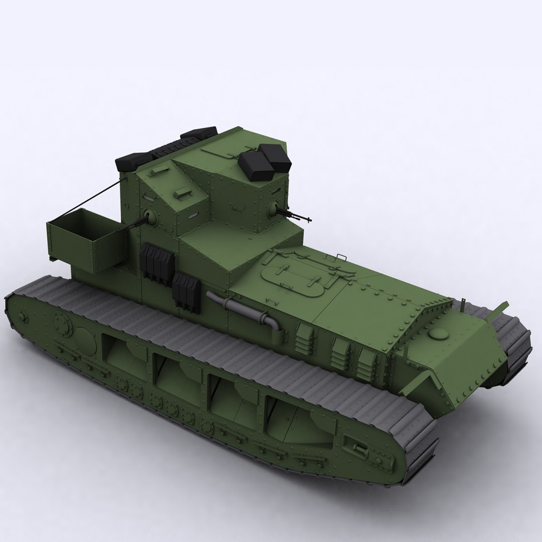 Mark A Whippet 3D Model - TurboSquid 2352706