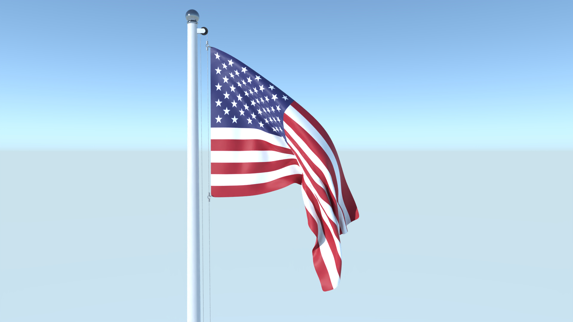 Animated Flag of United States 3D - TurboSquid 1745903