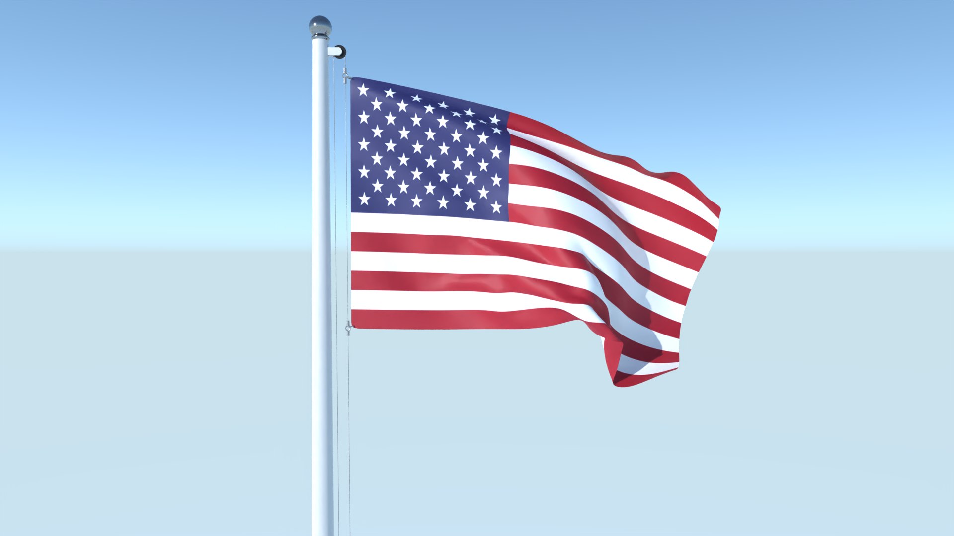 Animated Flag Of United States 3D - TurboSquid 1745903