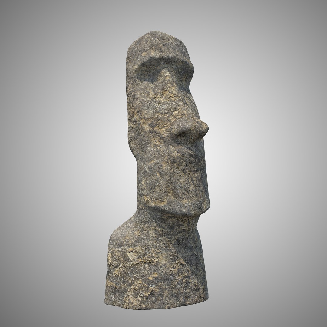Moai Statue 3D Model - TurboSquid 1212427