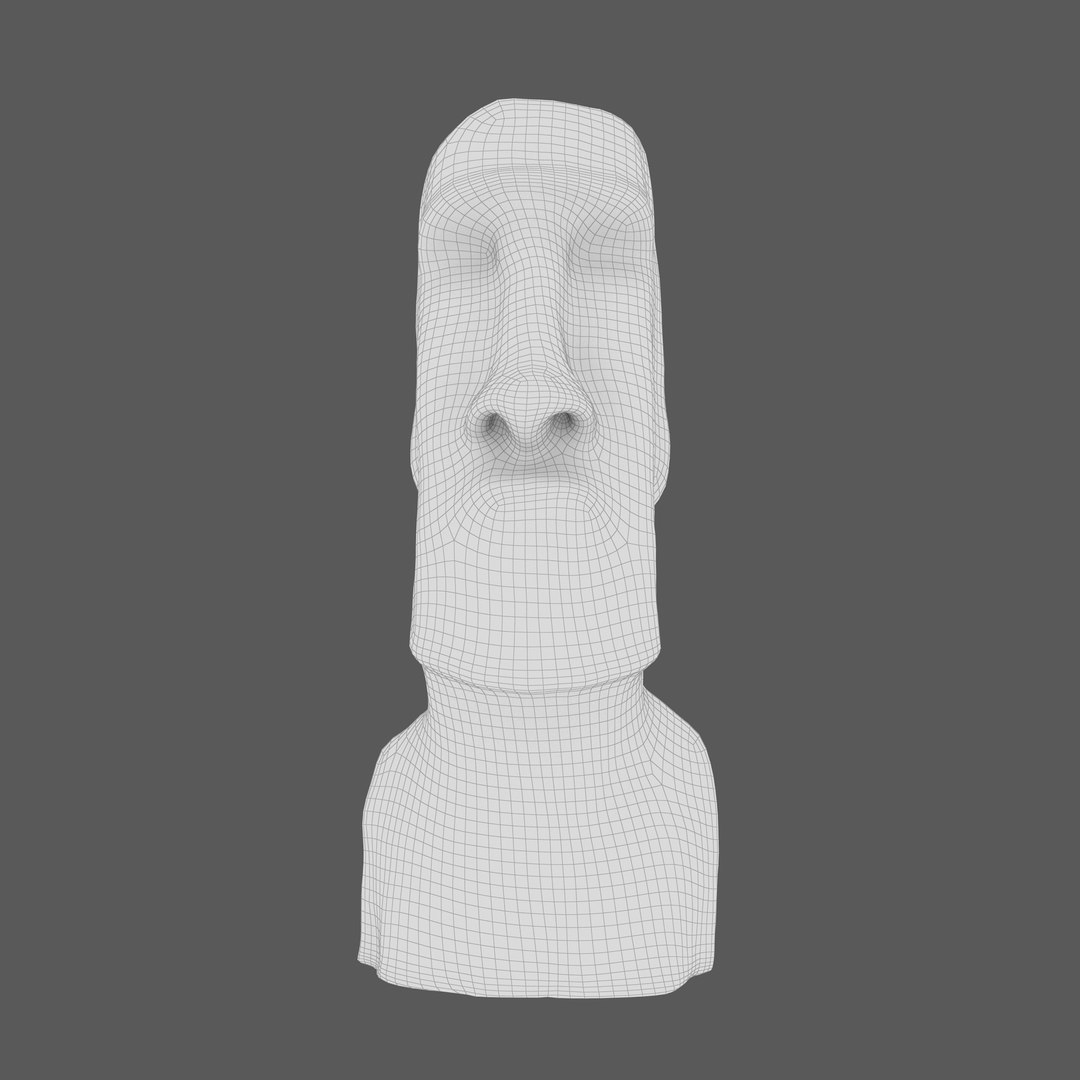 Moai Statue 3D Model - TurboSquid 1212427