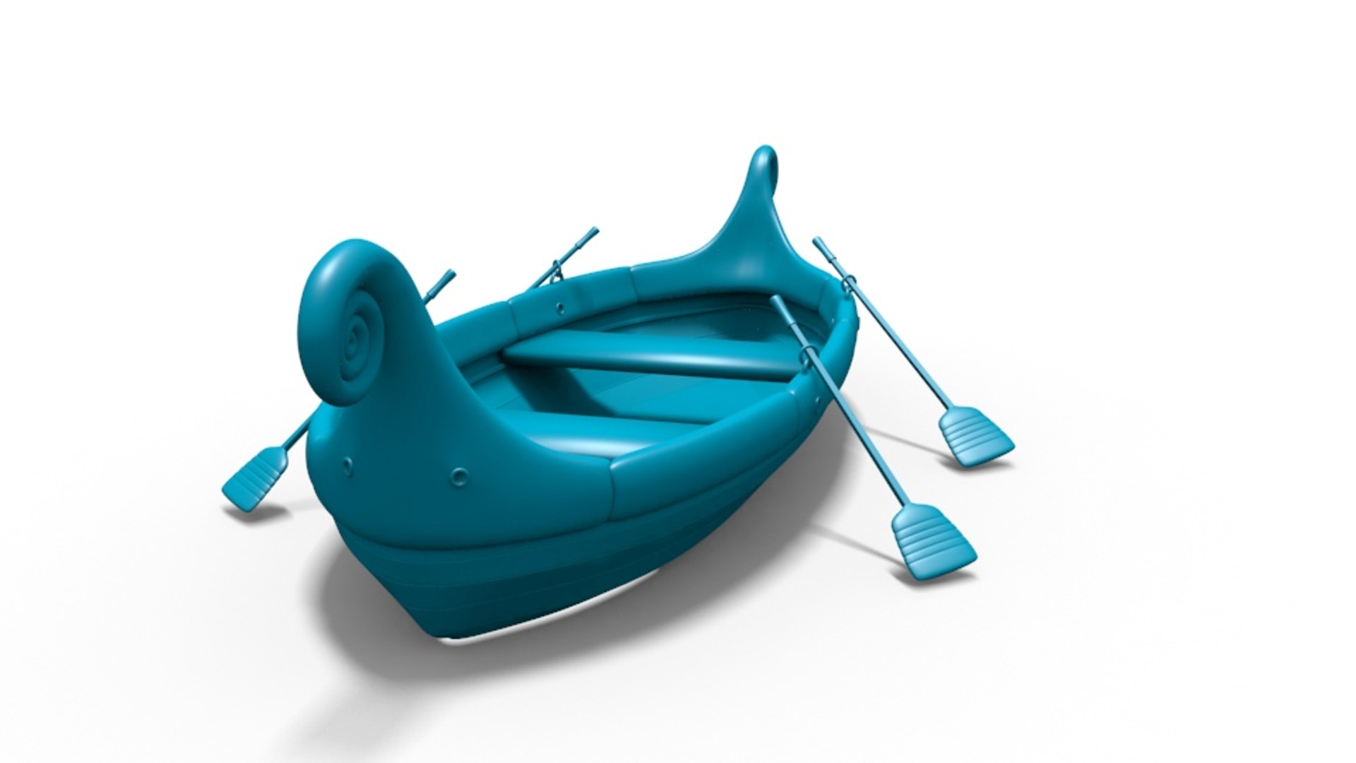 Swan Head Shaped Boat 3D Model - TurboSquid 1329529