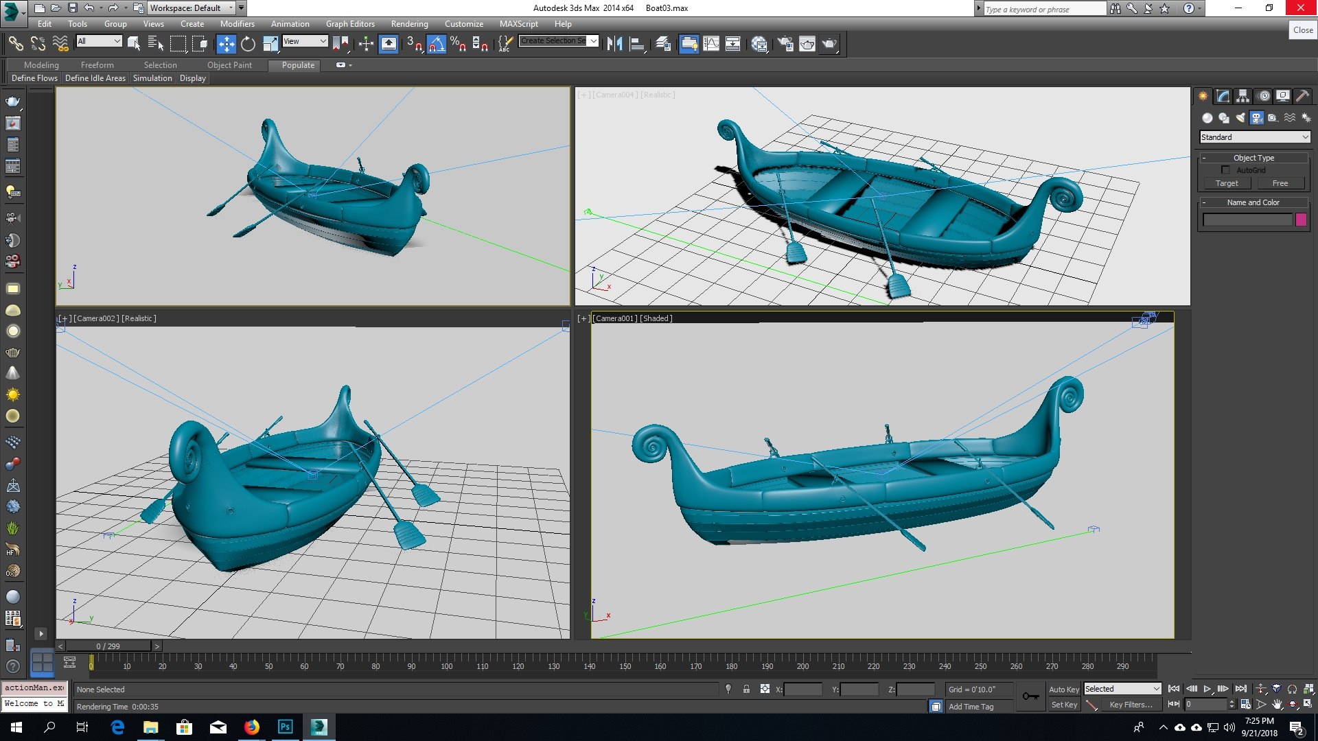 Swan Head Shaped Boat 3D Model - TurboSquid 1329529