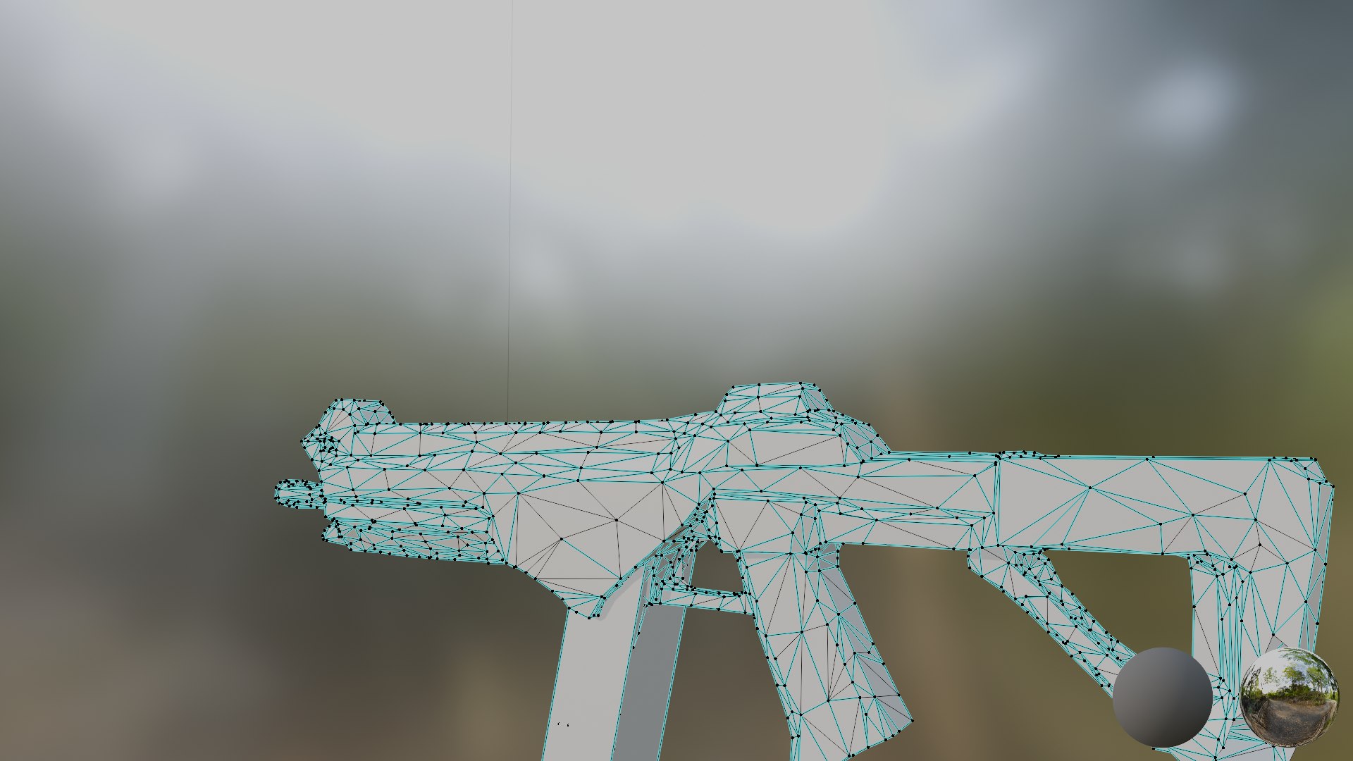 3D Submachine Gun Rust - TurboSquid 2386568