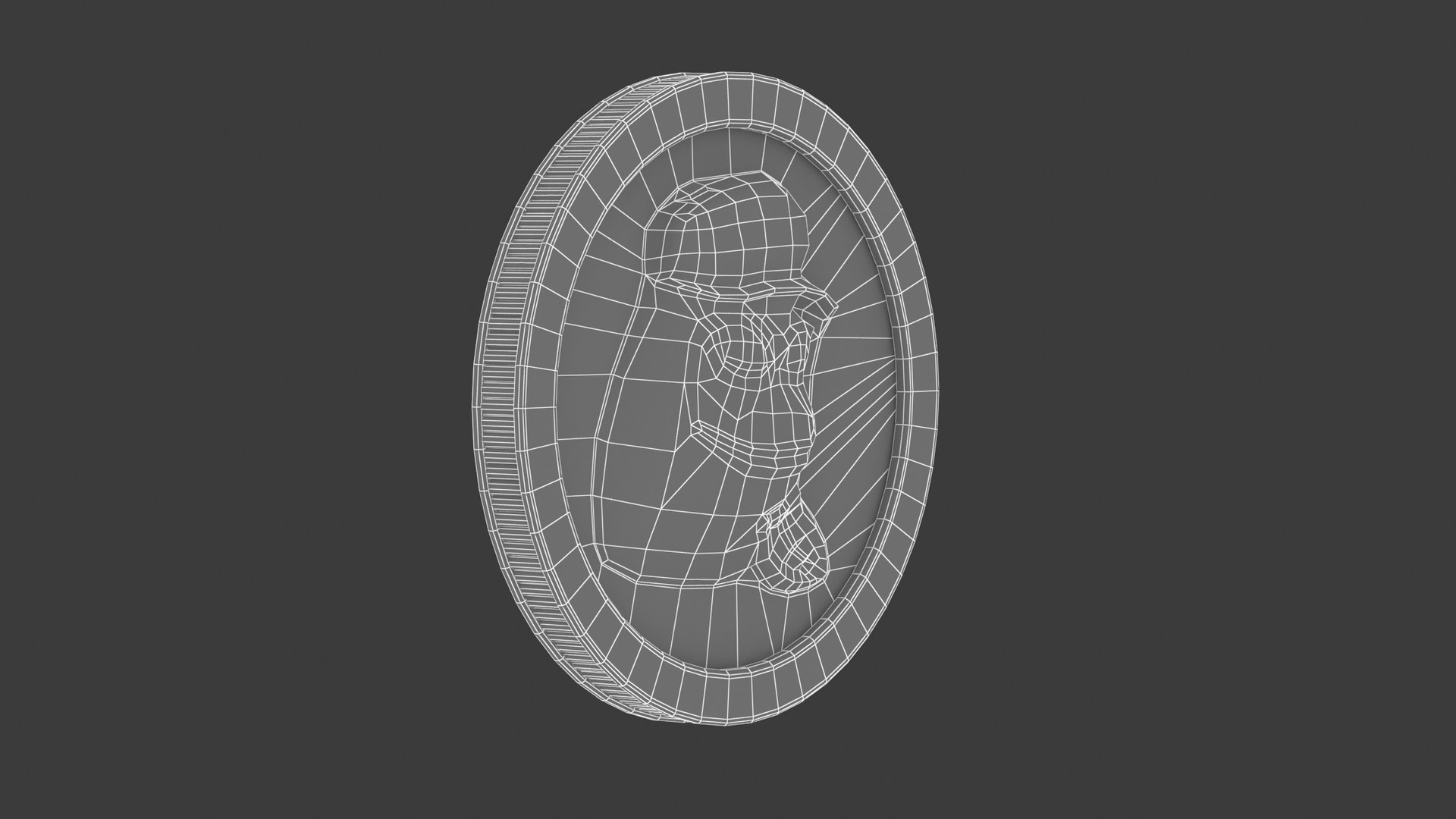 Pepe Coin Low Poly 3D - TurboSquid 2128741