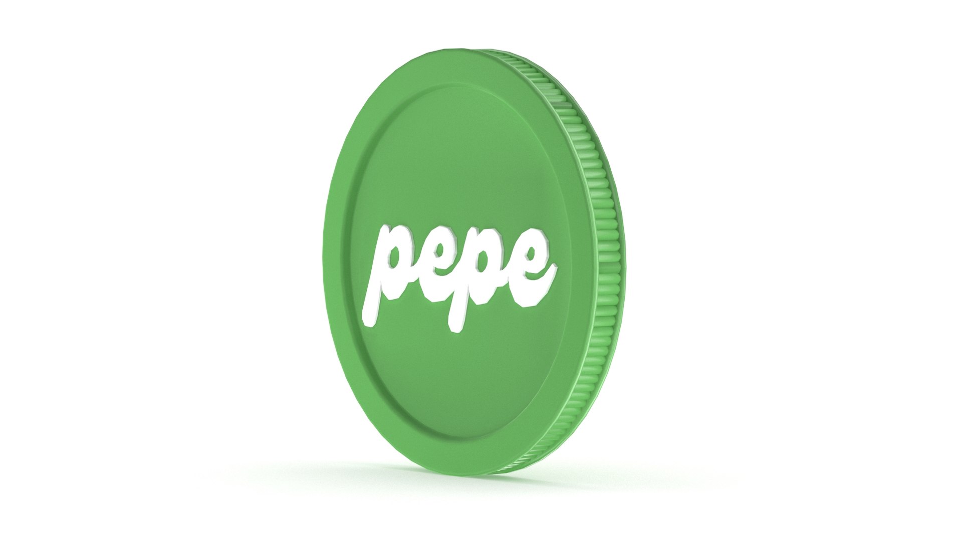 Pepe Coin Low Poly 3D - TurboSquid 2128741