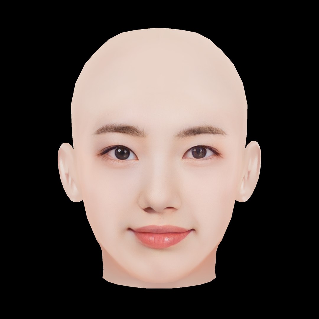 Bae Suzy Head - Low Poly Head For Game - No Hair 3D Model - TurboSquid ...