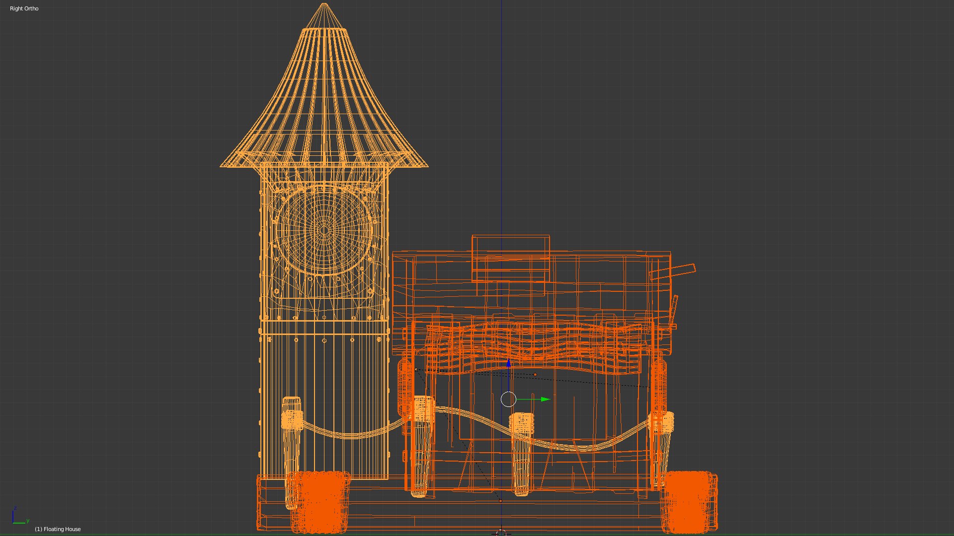 Floating House Hand-Painted 3D model - TurboSquid 2112162