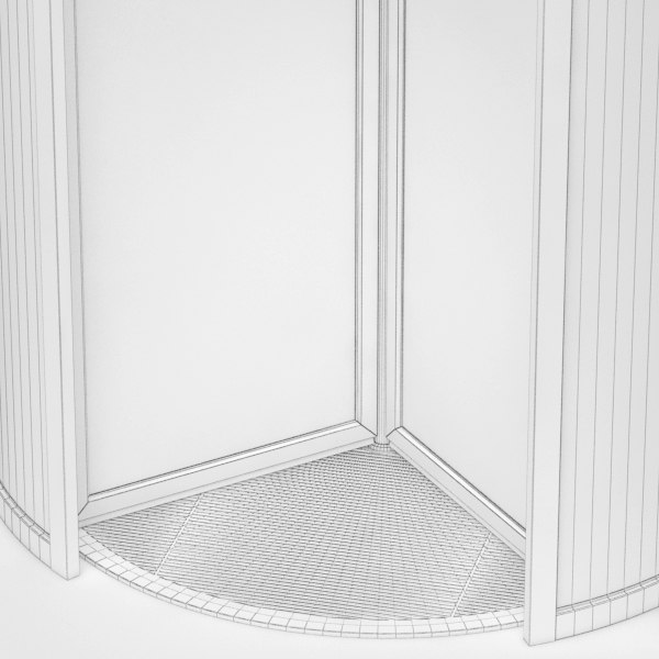 3d revolving door